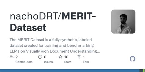 Github Nachodrtmerit Dataset The Merit Dataset Is A Fully Synthetic