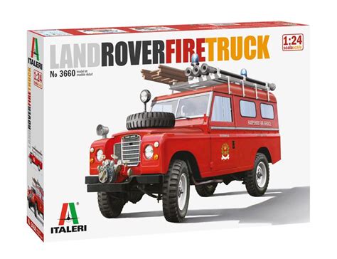124 Land Rover Series Iii 109 Fire Truck It 3660 Italeri