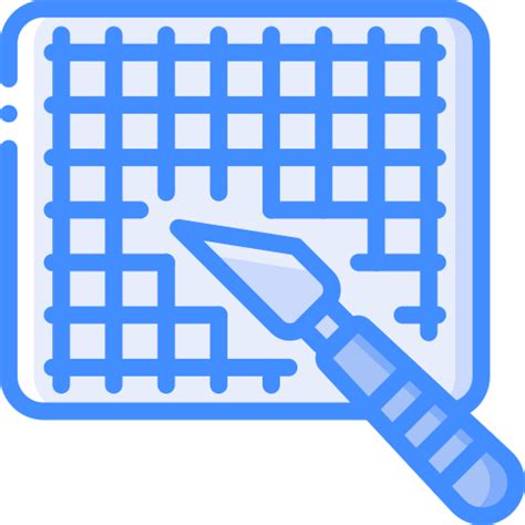 Cutting Mat Basic Miscellany Blue Icon