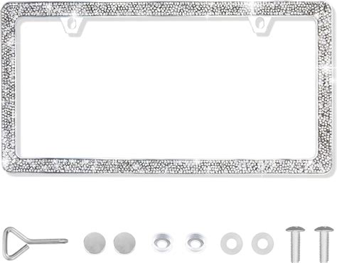 Hanwell Products Bling Rhinestone License Plate Frame