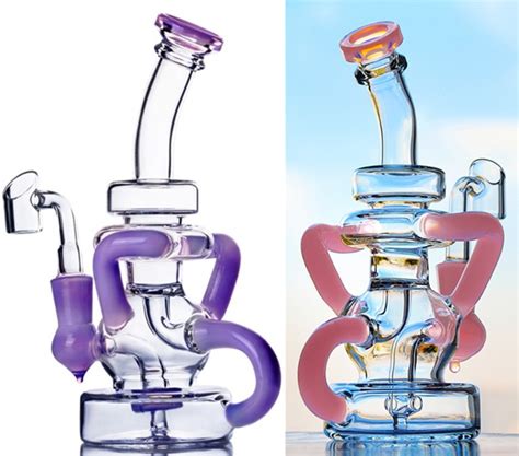 Pink Hookah Glass Bubbler Rigs Water Pipes Ash Catcher Wish