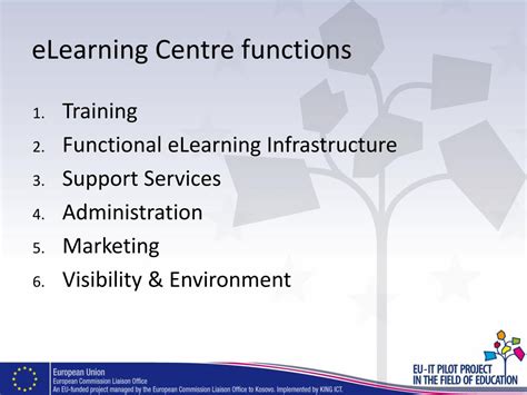 Ppt The Future Elearning Centre Functions In Kosovo And Analyzes Of