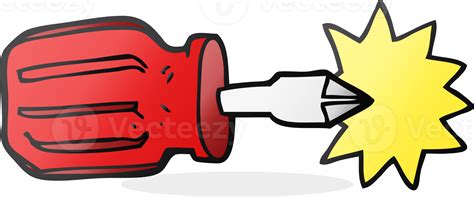 Hand Drawn Cartoon Screwdriver 45091895 Png