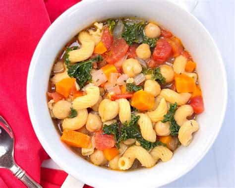 Tazón De Pasta Minestrone American Diabetes Association