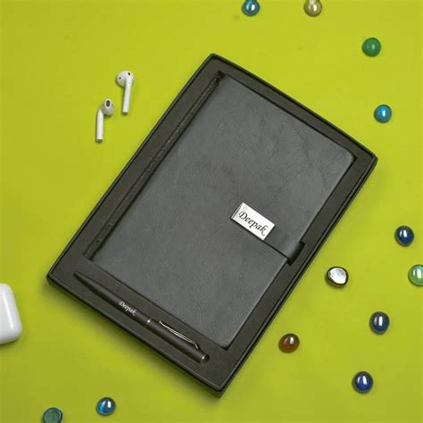 Classy Metal Flip Diary Classic Metal Pen Black At Rs 104900