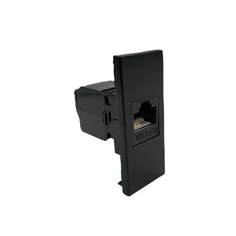 Rj45 Socket Vimar Compatible Line Cat 6a Black Oniroview