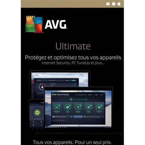 Logiciels De Sécurité Avg Ultimate 2024 10 Appareils Abonnement