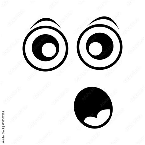 Surpresed Emogy Face Kawaii Character Vector Illustration Design Stock Vector Adobe Stock