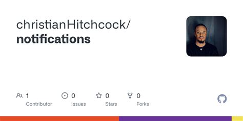GitHub ChristianHitchcock Notifications
