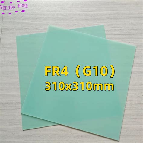 310x310mm 3d Printer Fr4 Fiberglass Sheet Water Green Epoxy Plate 3240