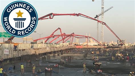 Conmix Achieved Largest Continuous Concrete Pour Guinness World