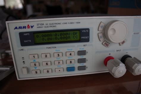 電子負荷装置 Array 3710a Dc Electronic Load 0 360v150wアマチュア無線｜売買されたオークション