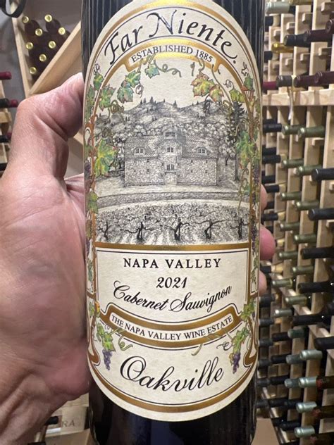 2021 Far Niente Cabernet Sauvignon Cave Collection Usa California