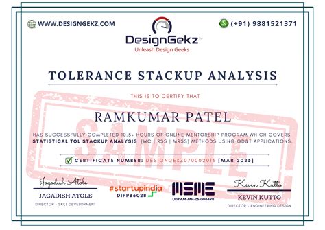 Tolerance Stack Up Analysis Wc Rss Mrss Designgekz Leading