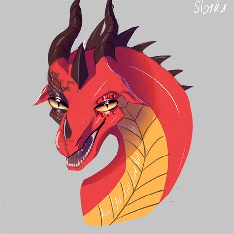 How To Draw Queen Scarlet From Wings Of Fire How To Draw Queen Scarlet From Wings Of Fire
