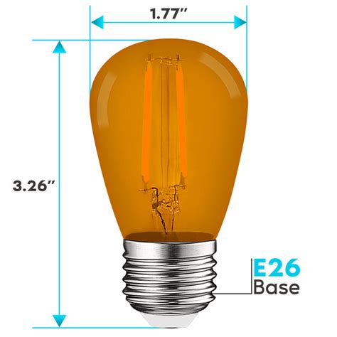 Luxrite 05 Watt S14 Led Colored String Light Bulb E26medium