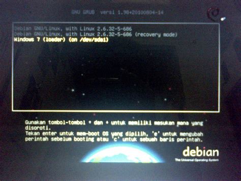 Cara Menampilkan Boot Loader Grub Linux Debian And Windows 7
