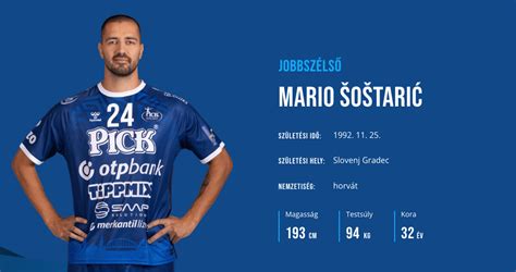 Mario Šoštarić Otp Bank Pick Szeged