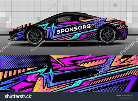 Racing Car Packaging Design Vector Design Stock Vector Royalty Free