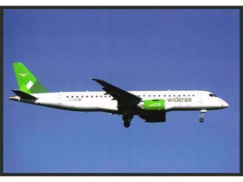 Postcard Wideroe E190
