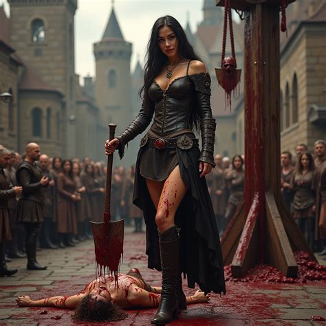 Medieval Female Executioner Scene Stable Diffusion Online
