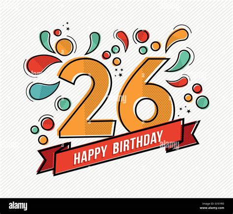 26th Birthday Card