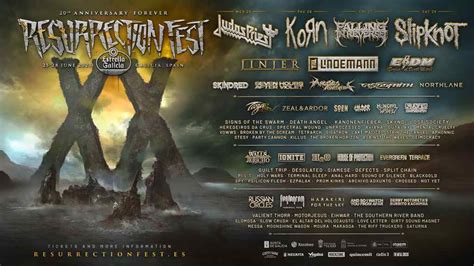 Resurrection Fest 2025 Anuncian El Cartel Casi Completo