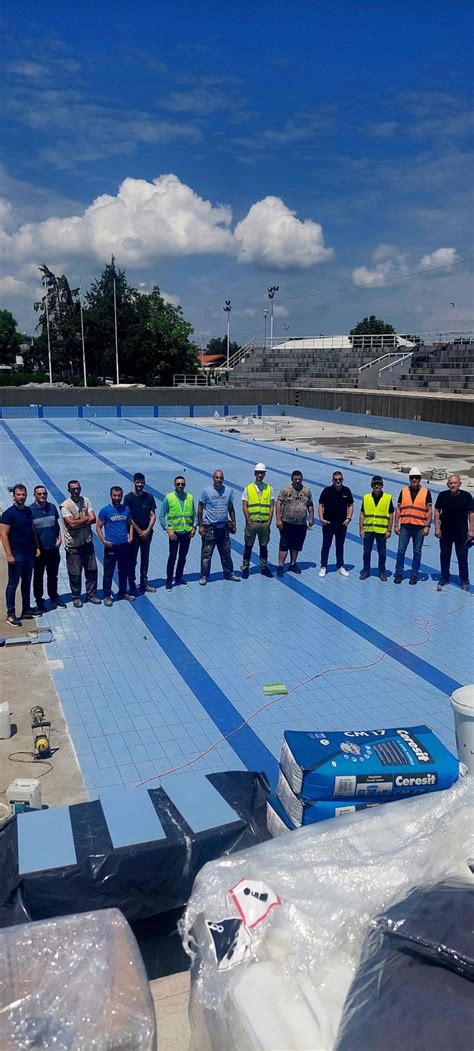 Dragan Bošković On Linkedin Professional Solutions For Public Pools Visit To The Construction