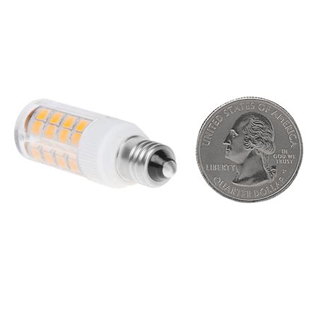 Mini Candelabra E11 Base Led Bulb 3 5 Watts 35w Equivalent 5 Pack [e11 51s] 39 99 Hero