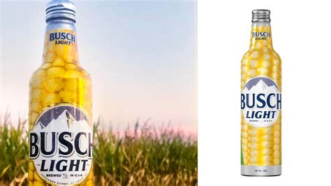 16oz Busch Light Aluminum Bottle Beer Shining Packaging
