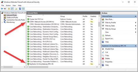Configure Windows Firewall Settings