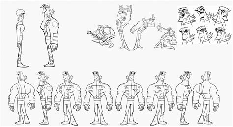 Matt Mozgiel Character Sheet Rotation Poses Expressions