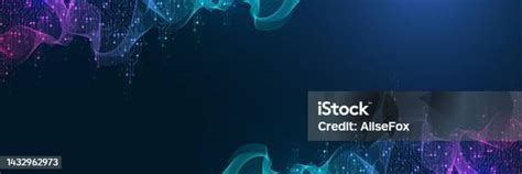 양자 컴퓨터 기술 개념 미래 지향적 인 파란색 회로 기판 배경 벡터 현대 기술 회로 기판 텍스처 배경 디자인 파도가 흐릅니다