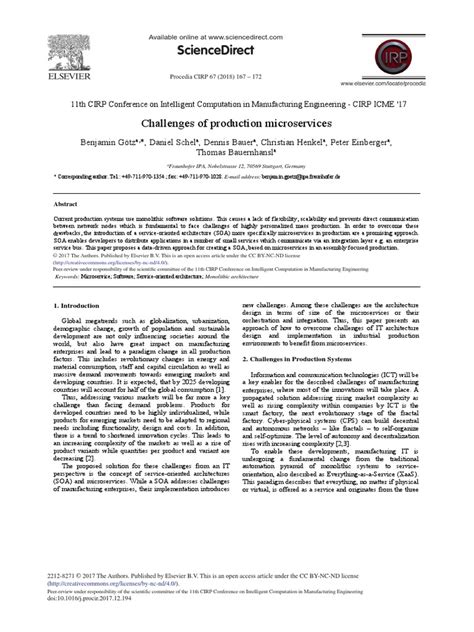 Challenges Of Production Microservices Pdf Service Oriented