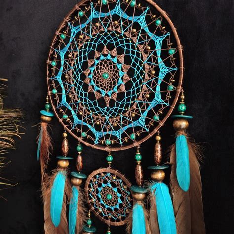 Turquoise And Brown Dream Catcher Christmas T For Man Or Girl Boho
