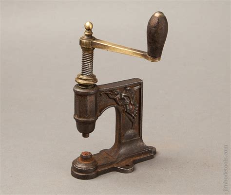 Fancy Rivet Press With Angelic Details Jim Bode Tools