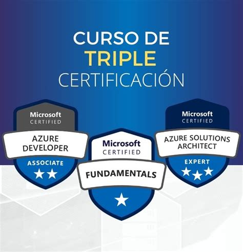 Curso Azure Fundamentals Developer Solutions Architect Triple Cer Certi