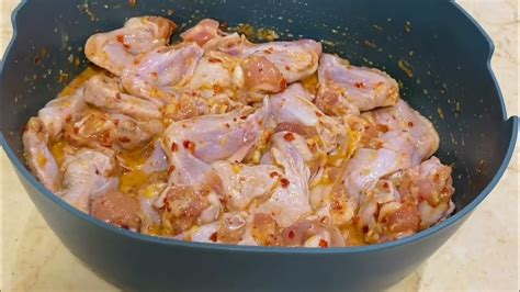 جوانح الدجاج المشويه مطفايه بخلطه تخليها طريه تدوب في التم ريحتهاتجنن Youtube