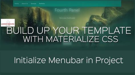 Materialize Css Menu Navigation Bar Initialize Menu Overlays Css Sliders
