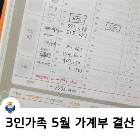 신혼부부와 1살 아기 3인 가족 가계부 5월 결산 가계부 쓰는거 맞아 날씨가 죄~ 네이버 블로그