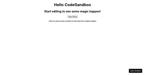 Reach Ui Modal Test Codesandbox Reach Ui Modal Test Codesandbox