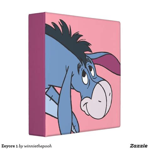 Eeyore 1 3 Ring Binder Zazzle Eeyore Ring Binder 3 Ring Binders