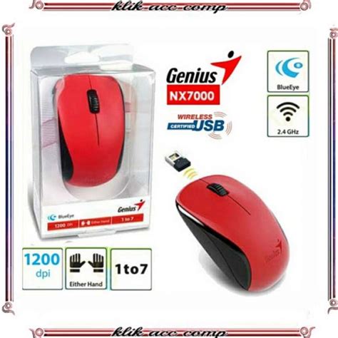 Promo 100 Produk Ori Genius Mouse Wireless Nx7000 Mouse Wireles