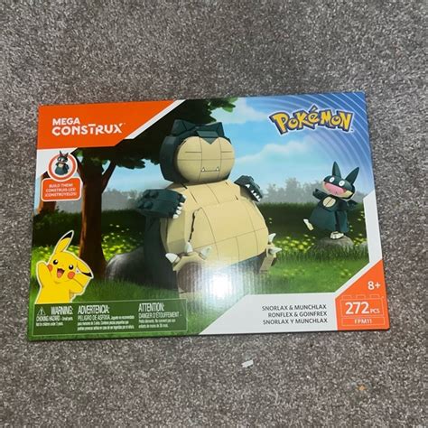Mega Construx Toys Pokmon Snorlax And Munchlax Mega Construx Set Poshmark