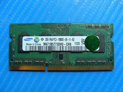 Dell Xps L502x So Dimm Samsung 2gb 1rx8 Memory Ram Pc3 10600s