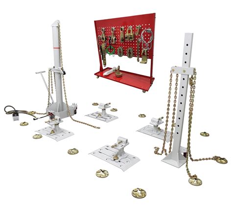 Car Floor Pulling System Frame Chassis Straightening Machine Movable