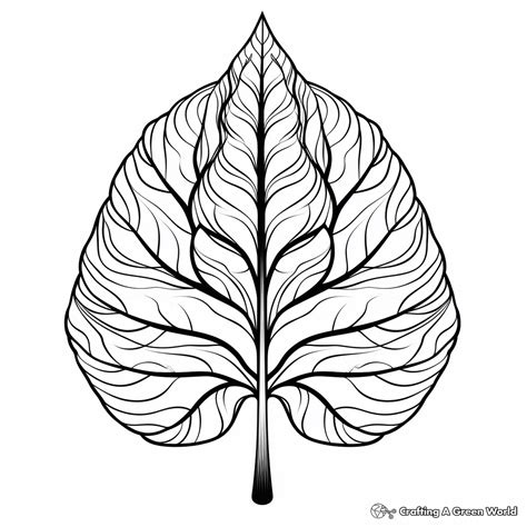 Leaf Coloring Pages Free And Printable