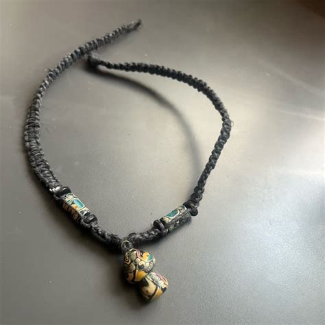 Hand Crafted Jewelry The Cutest Retro 9s Hemp Choker Handmade