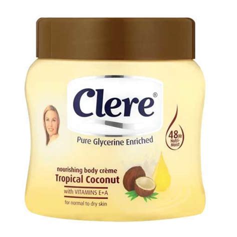 Sefalana Online Store Clere Body Cream Trop Coconut 500ml