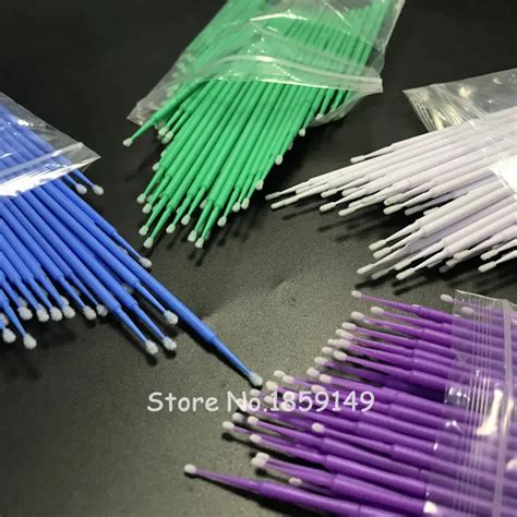 400 Pcsset Dental Disposable Micro Applicator Brush Bendable